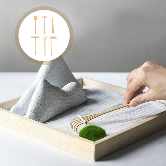 Zen Garden Rake Set for Relaxation and Meditation - Decorative Sand ...