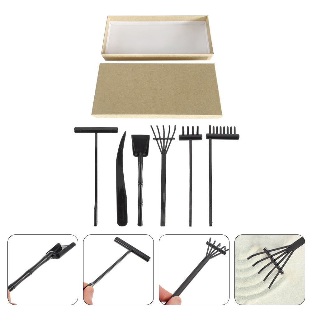 1 Set Zen Garden Rakes Kit Sand Table Decoration Sand Garden Rake Tool ...