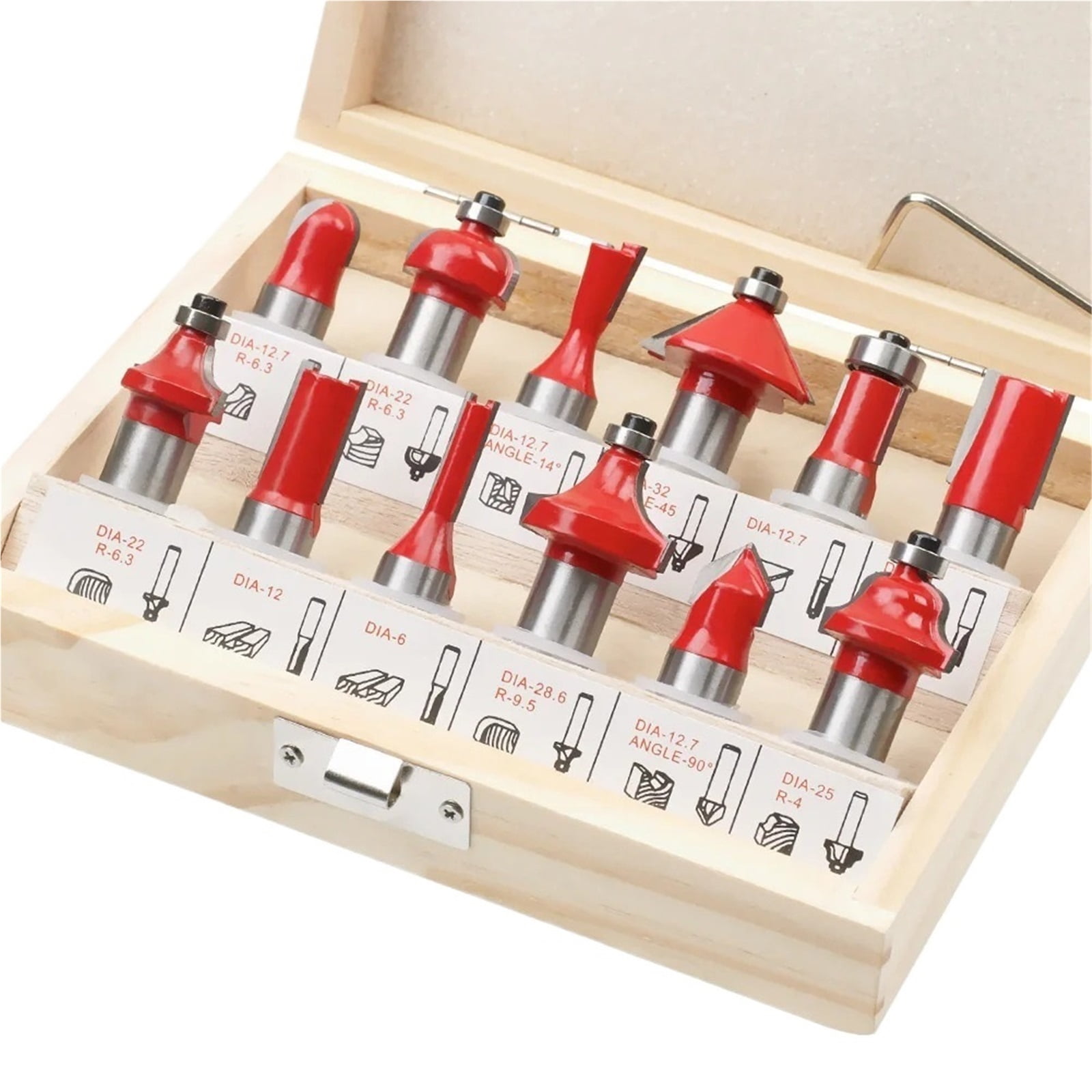 1 Set-cnc Solid Tungsten Carbide Woodworking Router Bit,Woodworking ...