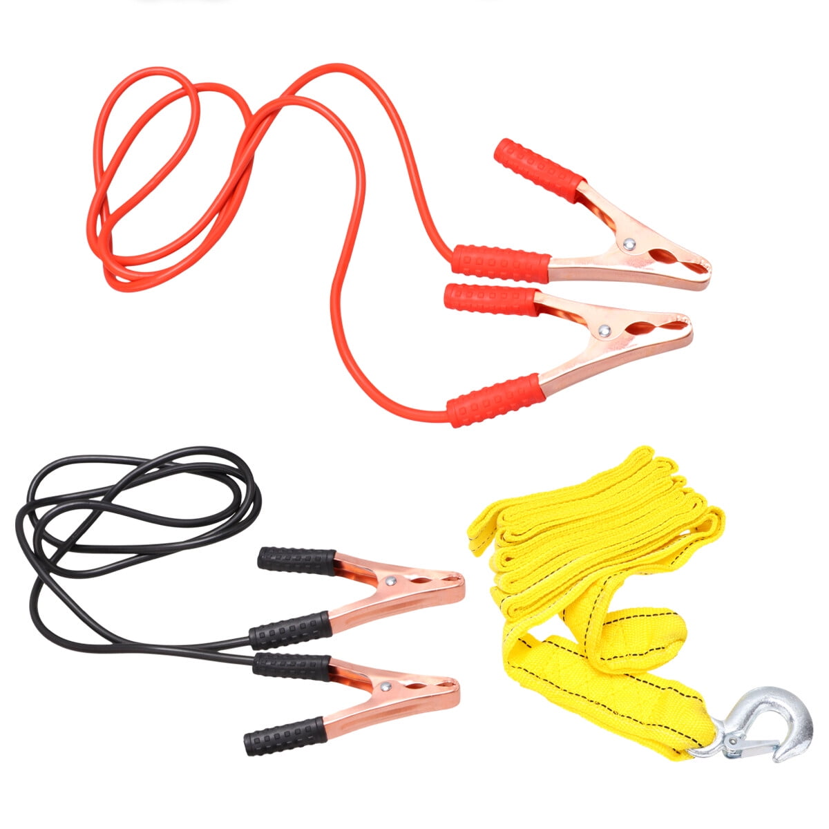 1 Set of 2.2m Universal Battery Jumper Car Battery Power Emergency ...