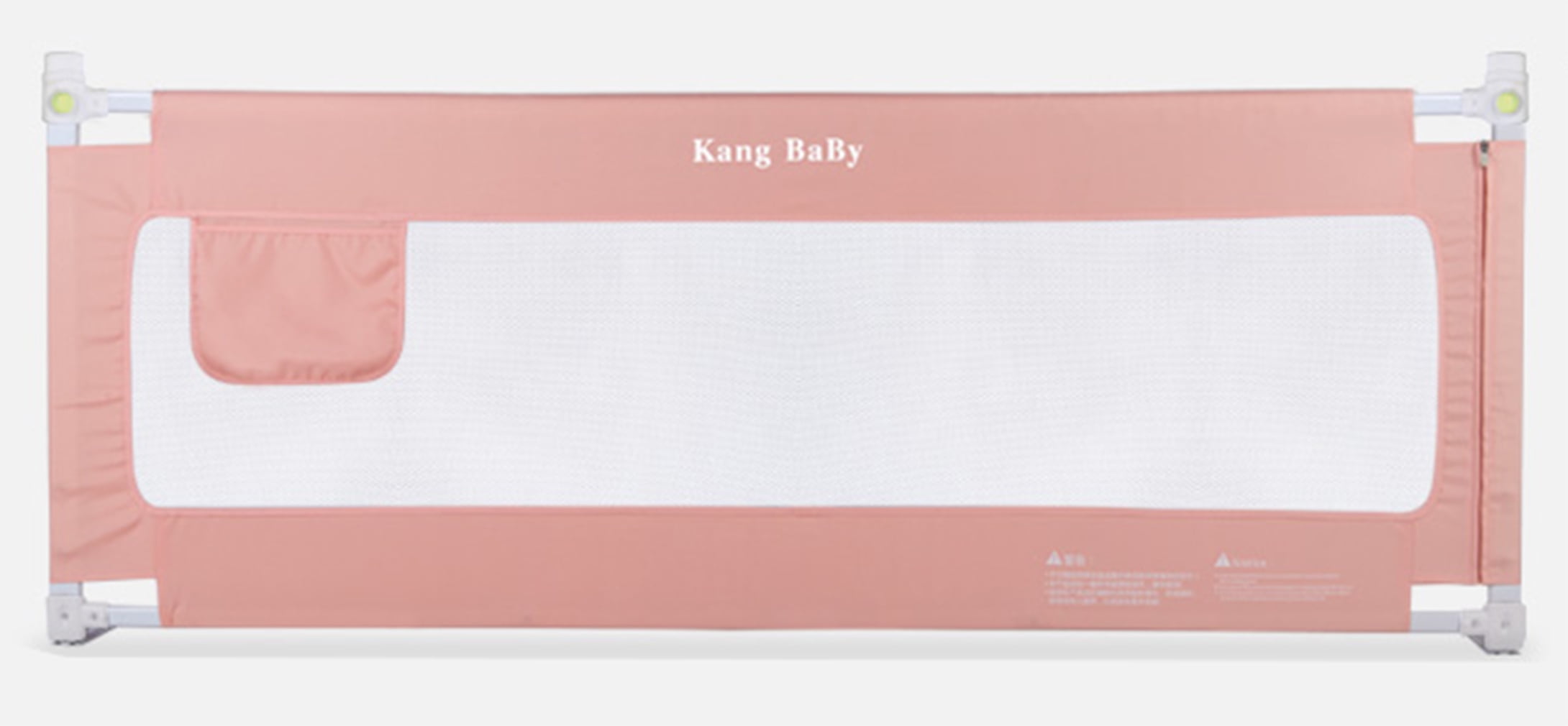 1 Set of 2M King/Queen Size Bed Safety GuardRail, Mesh Bed Fence for ...