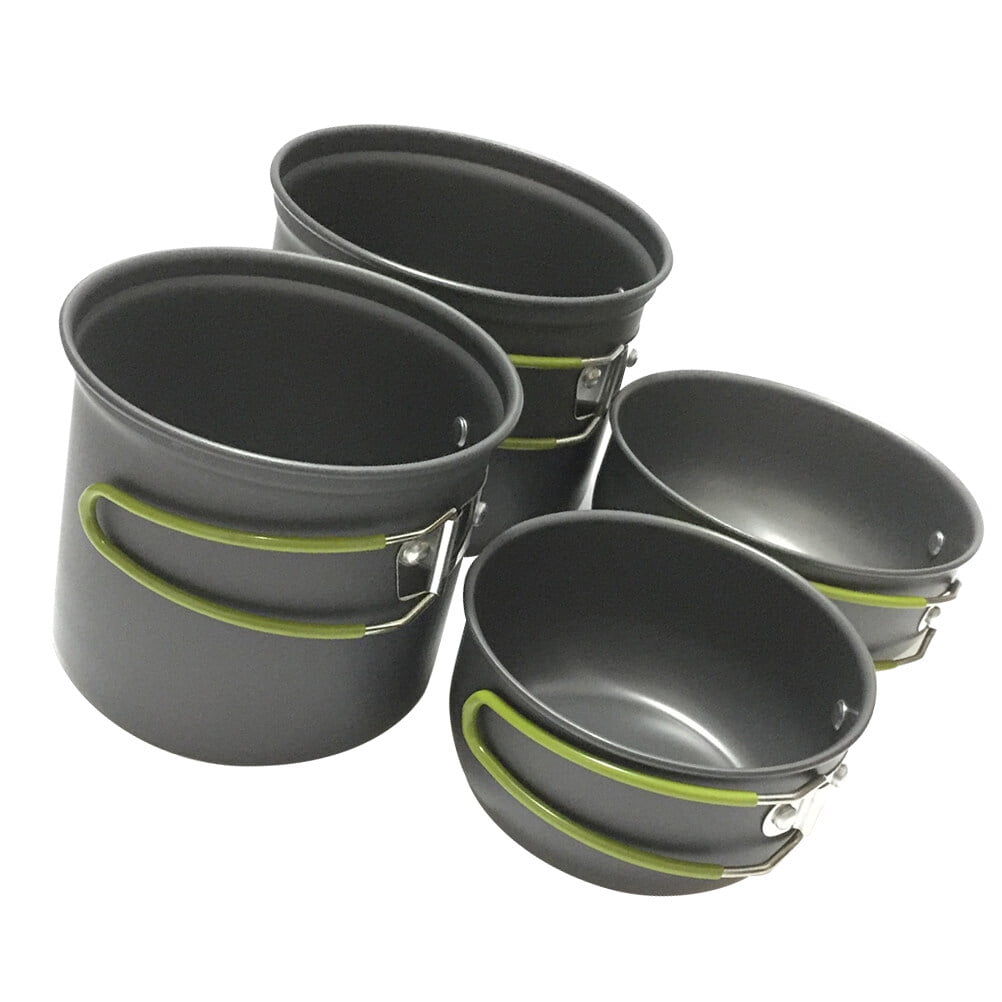 Bbq Kit Four Piece Cooking Utensils Set Easy to Clean Camping Cookware ...