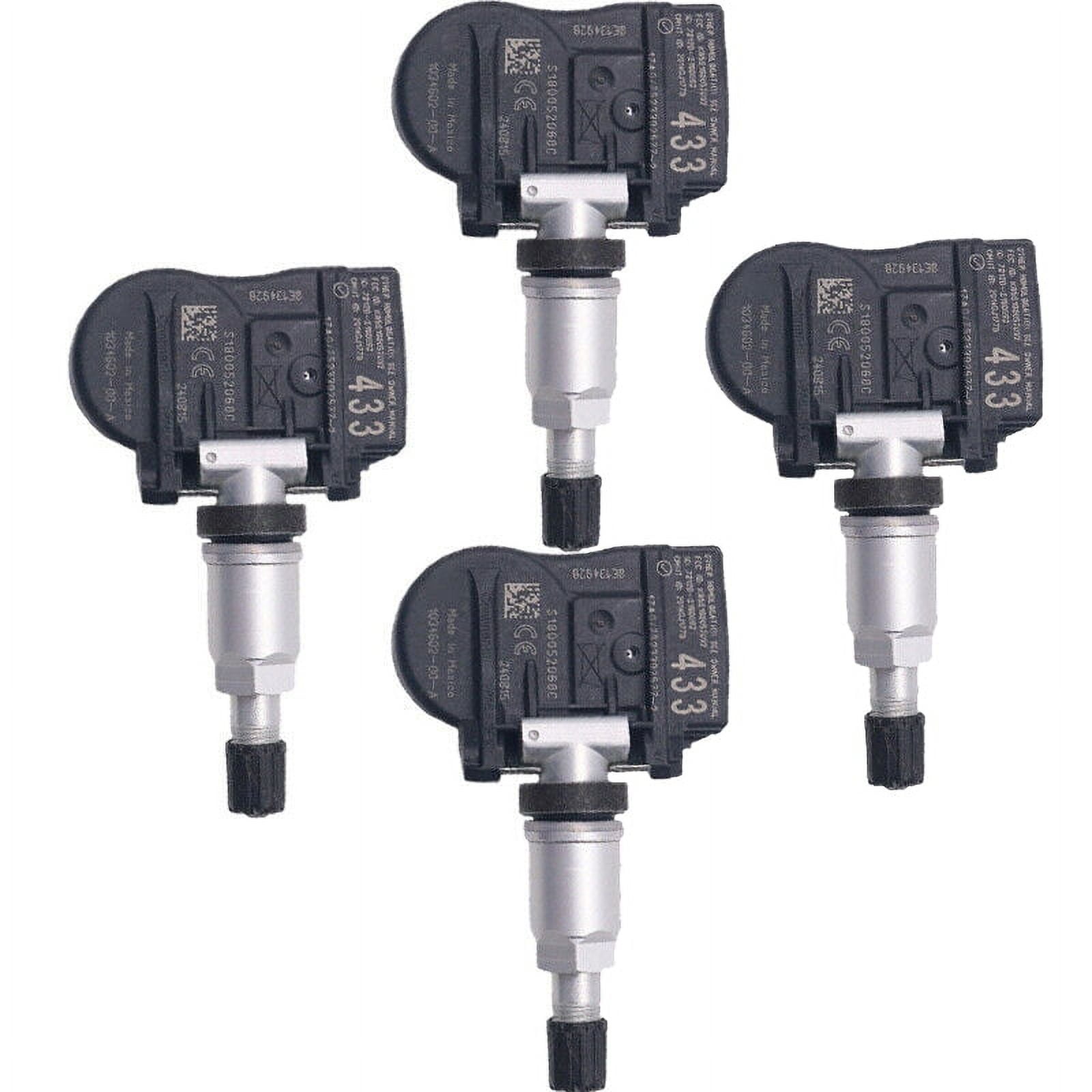 1 Set of 4 TPMS 433Mhz Tire Pressure Sensors for Tesla Model S Model X ...