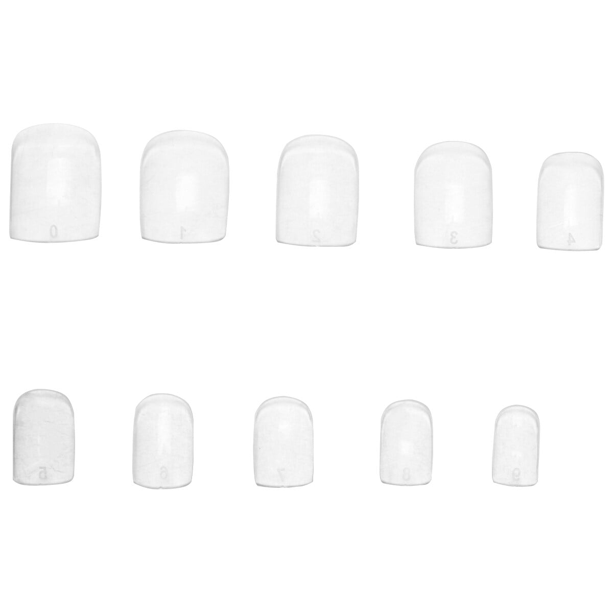 1 Set of 600pcs Fake Nail Tips Patches Artificial Nail Decals Manicure ...