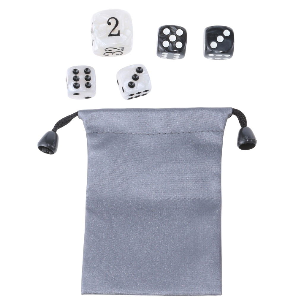 1 Set of Acrylic Backgammon Pearls Dices Set 22mm Doubling Cube and ...