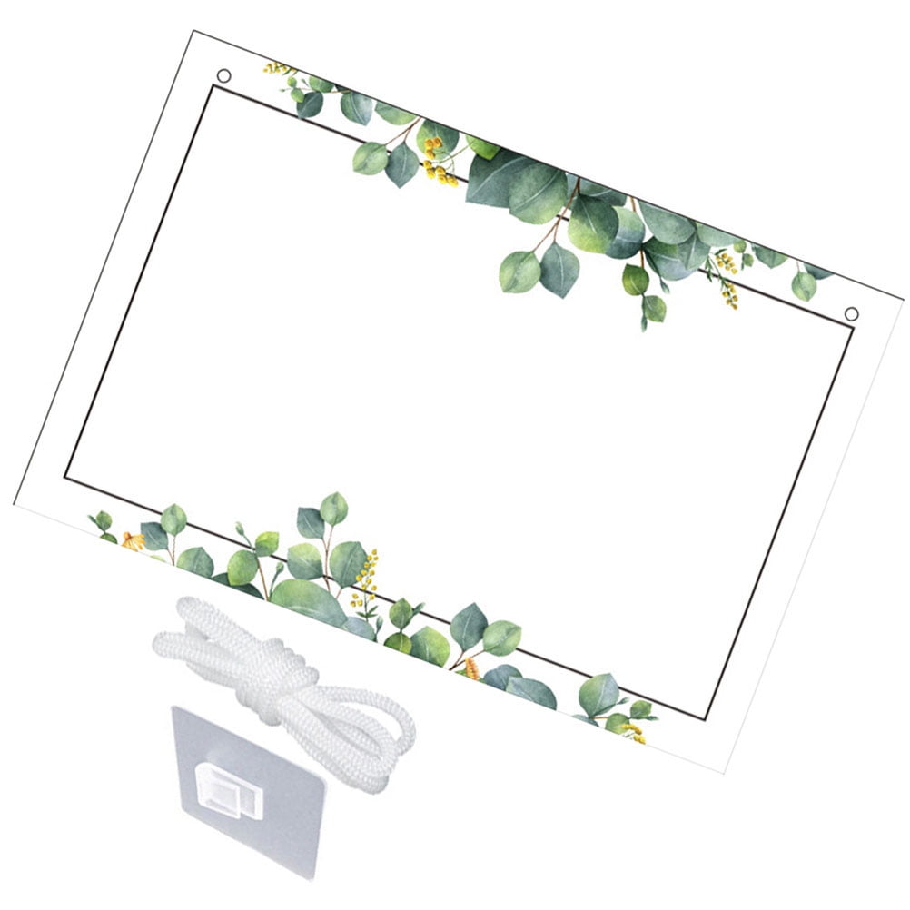 1 Set of Acrylic Memo Board Transparent Acrylic Board Message Note ...