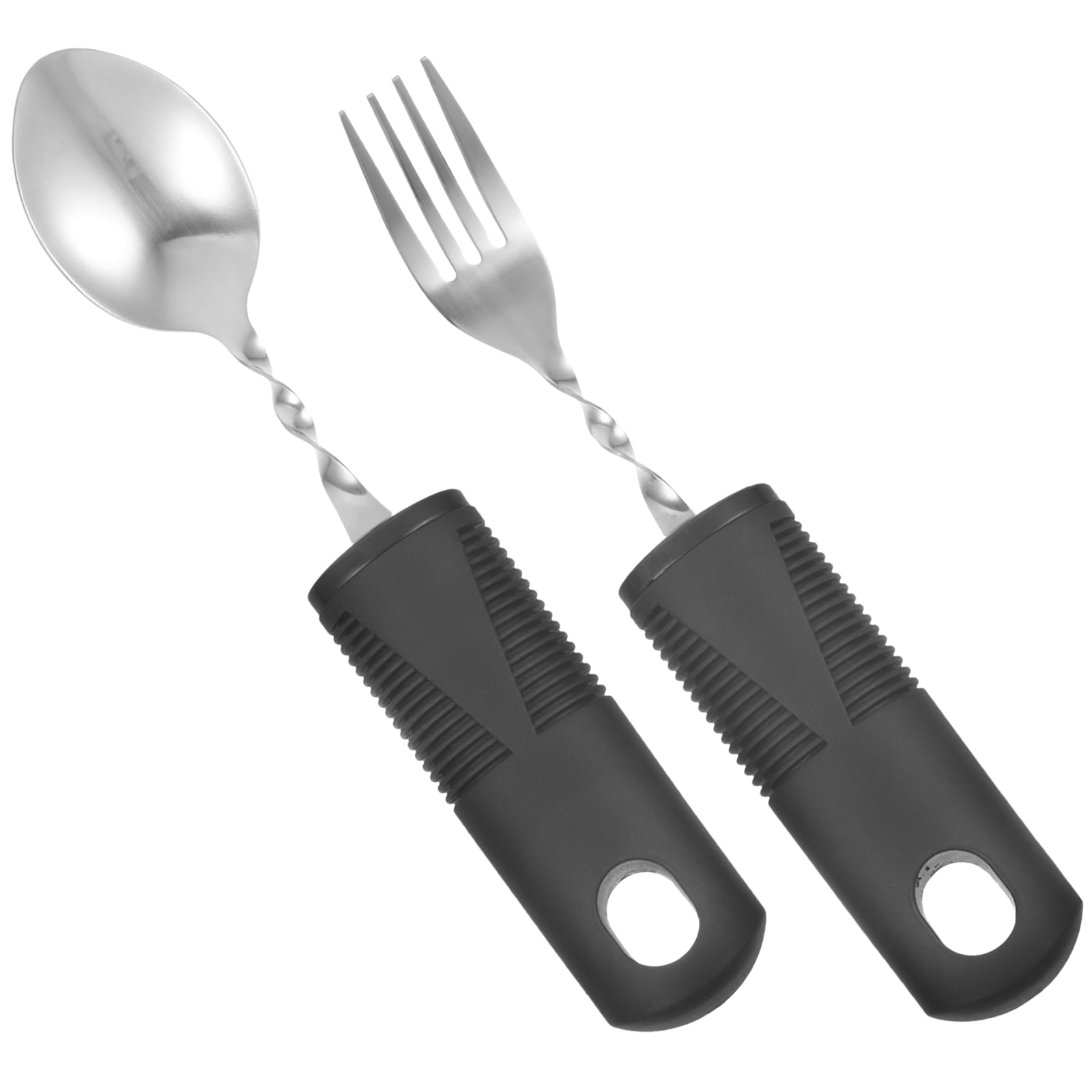 1 Set of Adaptive Utensils for Elderly Disabled Portable Assistant ...