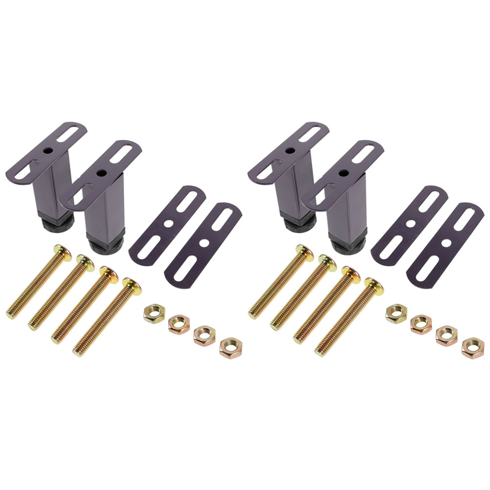 1 Set of Adjustable Height Furniture Support Legs Heavy Duty Furniture ...