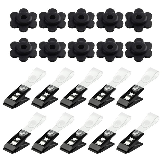 1 Set of Anti-Wind Garden Flag Clips Garden Flag Stoppers Garden Flag ...