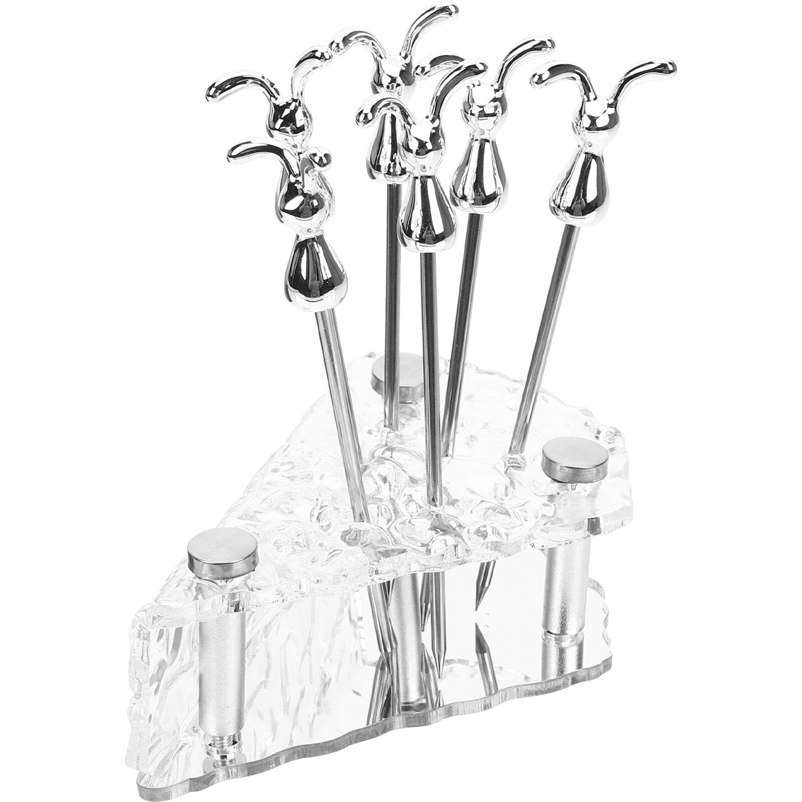 1 Set of Appetizer Forks Fruits Tasting Forks Delicate Cake Dessert ...