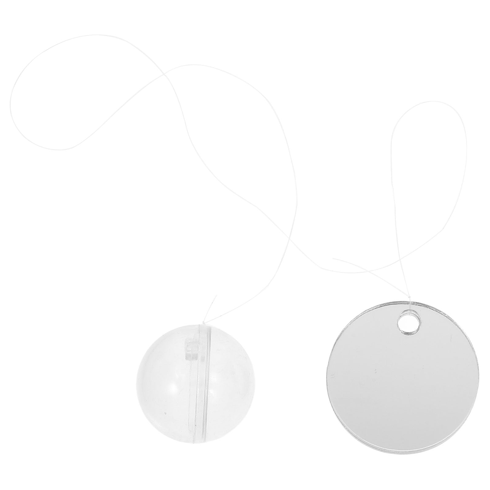 1 Set of Aquarium Fish Mirror Round Floating Betta Mirror Fish Tank ...