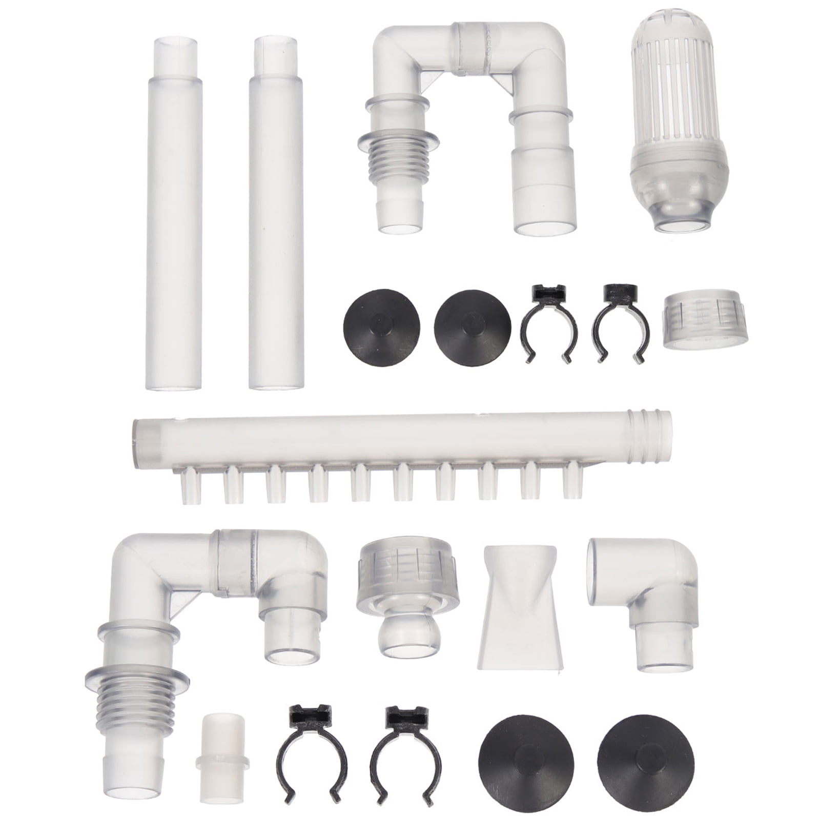 1 Set of Aquarium Intake Outflow Tube Fish Tank Filter Tube Plastic ...