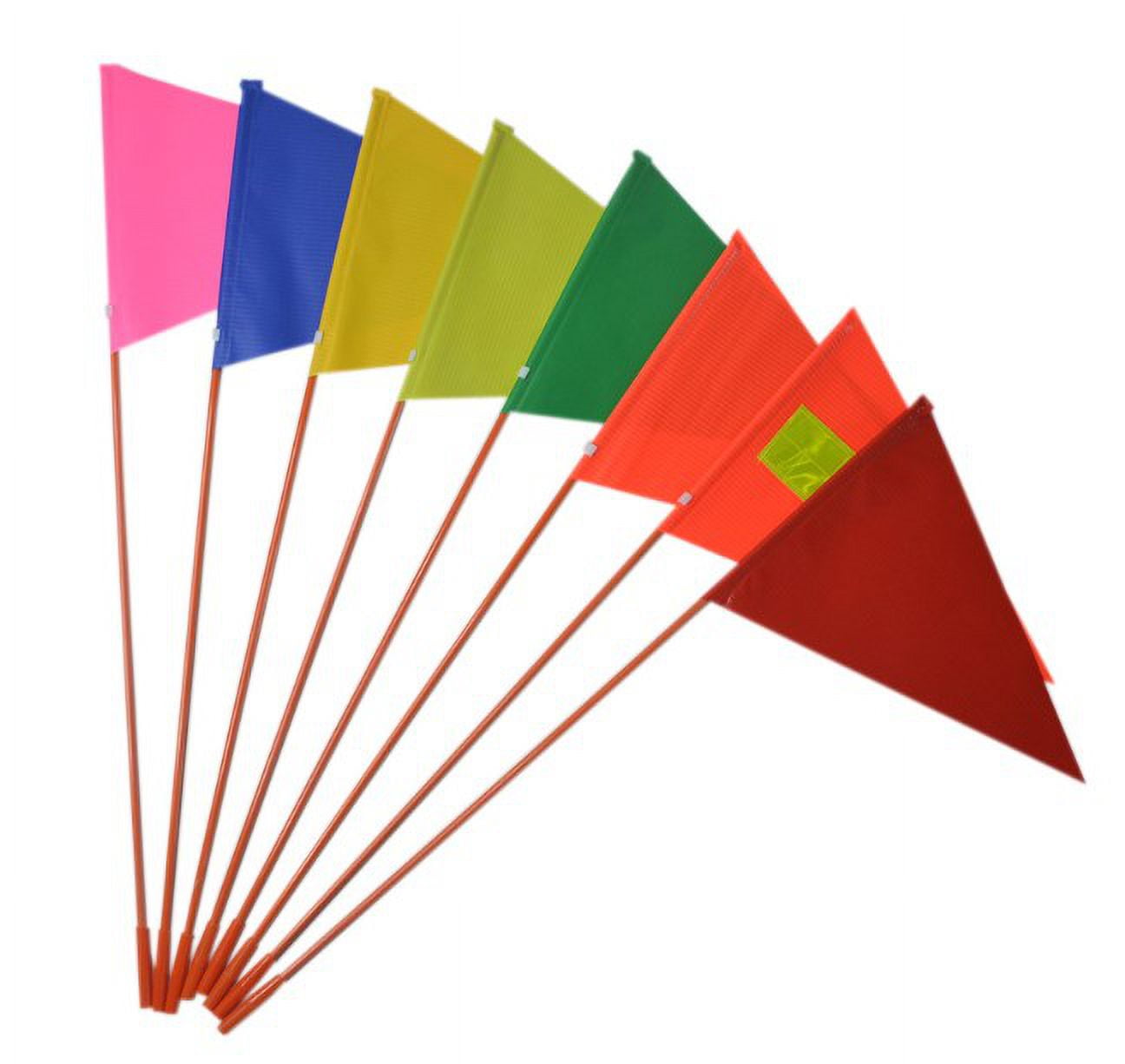 1 Set of Bike Safety Flag Flag Advertising Cycling Flag Small Bike ...