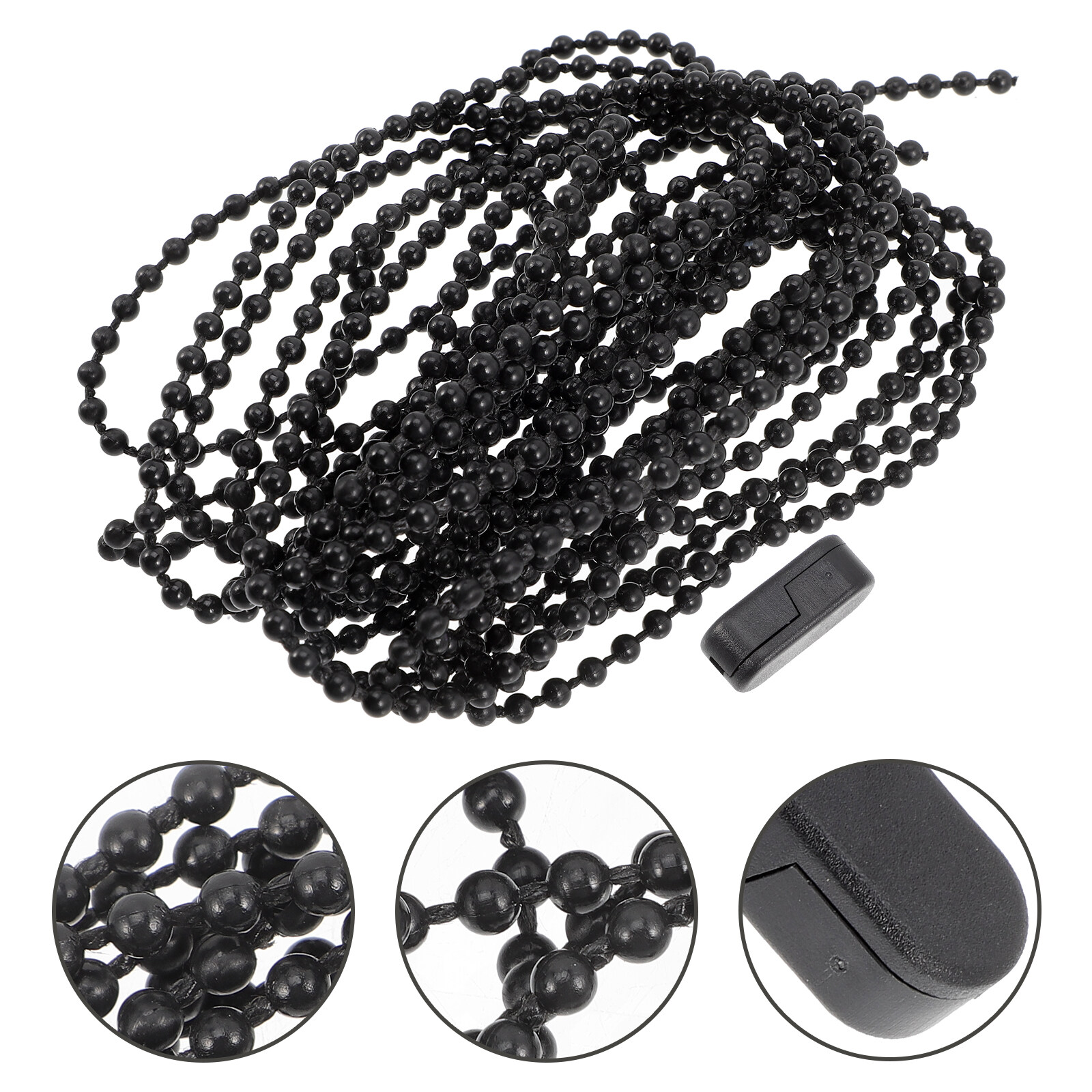 1 Set of Blind Beaded Cord Curtain Bead Rope Roller Blind Chain Fitting ...