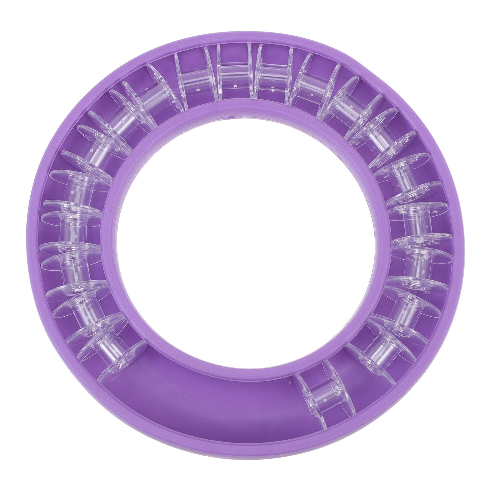 1 Set of Bobbin Storage Case Bobbin Storage Holder Rubber Bobbin Box ...