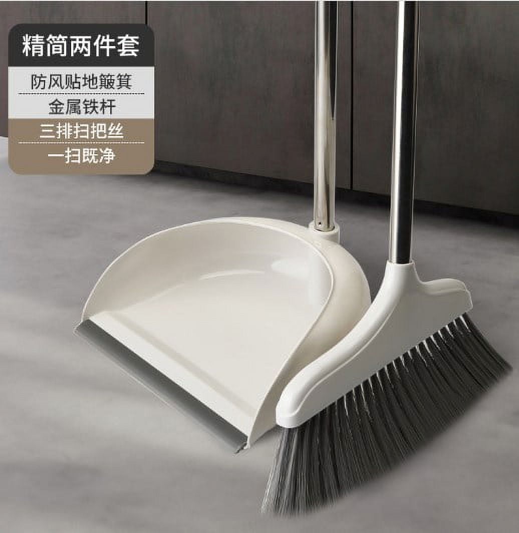 1 Set of Broom and Dustpan Set Heavy Duty Dustpan Broom Set Floor ...