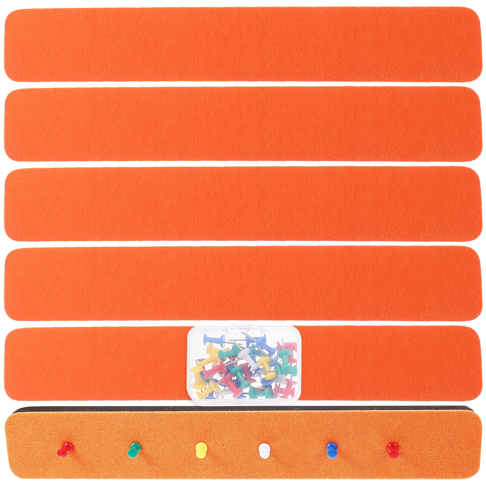 1 Set of Bulletin Board Strip Classroom Pin Boards Memo Display Felt ...
