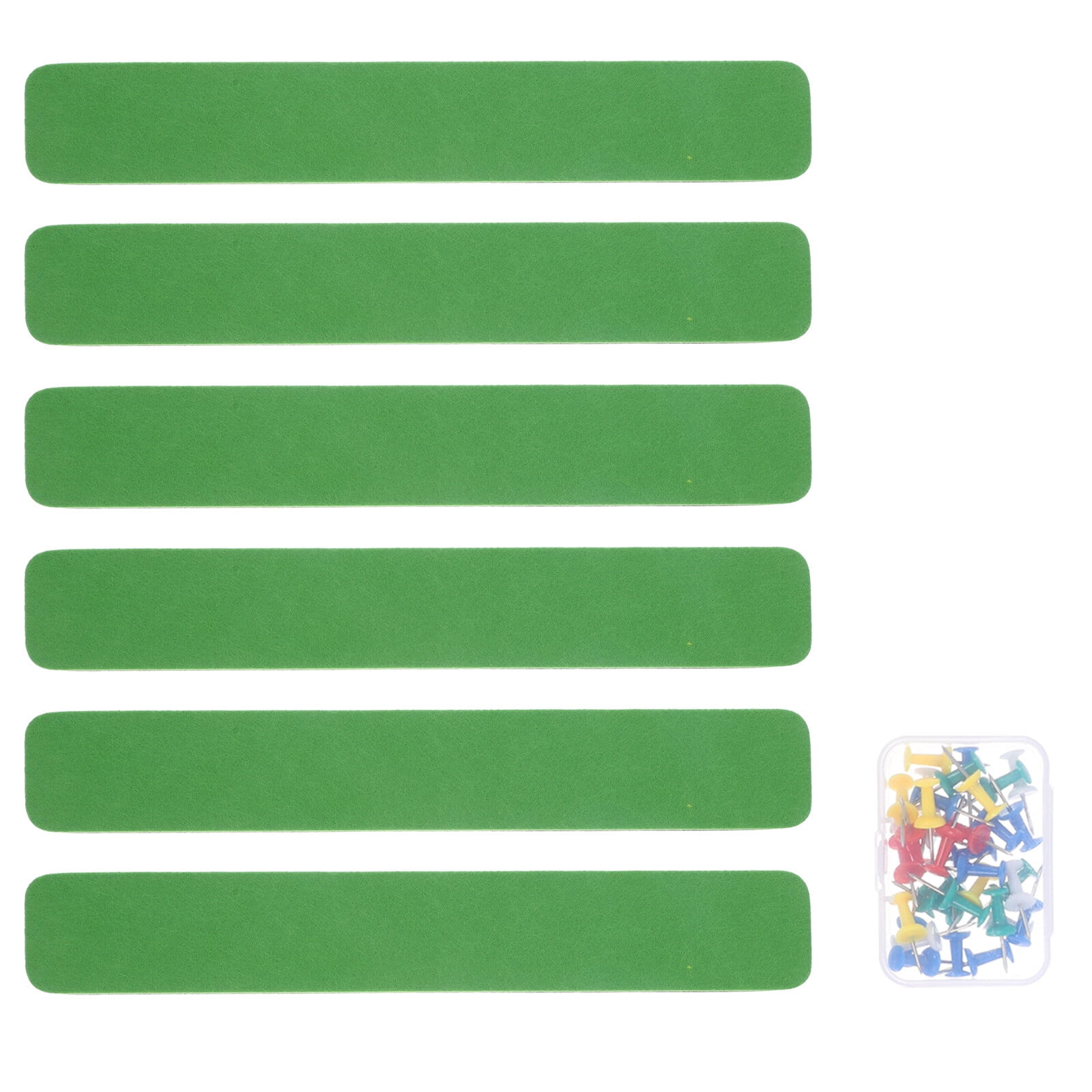 1 Set Of Bulletin Board Strips Classroom Pin Boards Memo Display Felt Strips With Pushpins