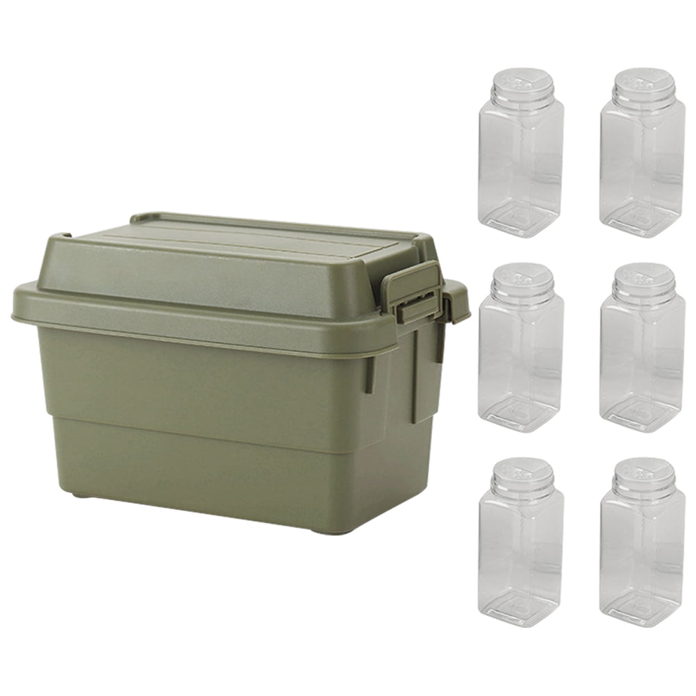 1 Set of Camping Spice Bottles Outdoor Spice Containers with Packing ...