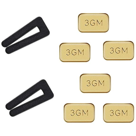 OUNONA Golden Metal Ceiling Fan Weight Balance Kit for Wobble Fixing ...