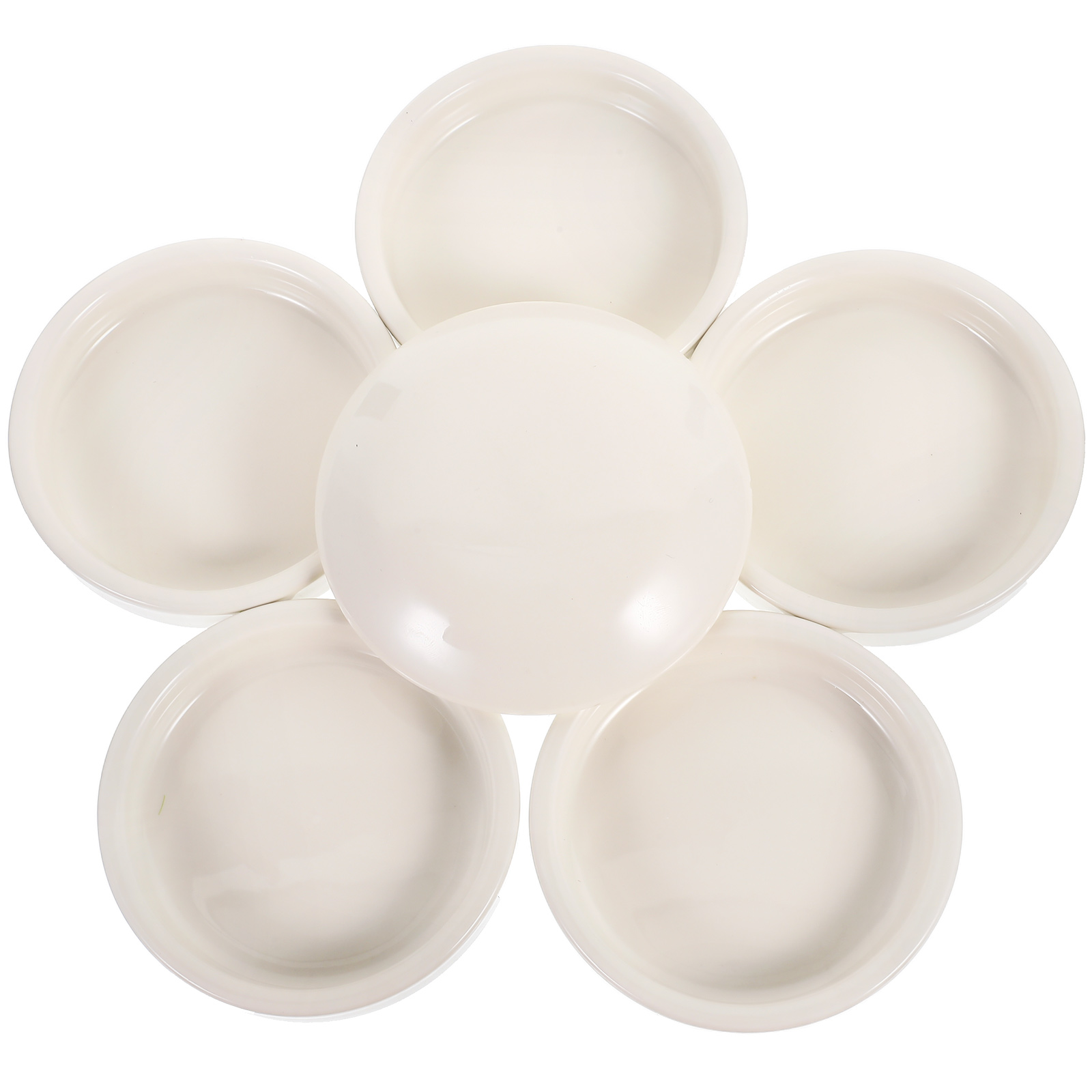 1 Set of Ceramic Color Mixing Trays Delicate Paint Palettes Painting ...