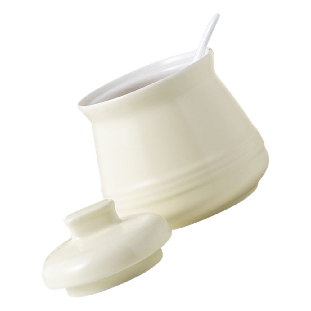 1 Set of Ceramic Spice Jar Coffee Candy Canister Household Salt Jar ...