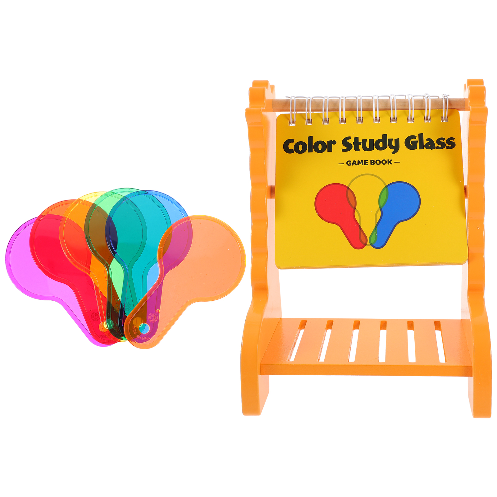 1 Set of Color Paddles Sorting Toy Early Education Toddler Color ...