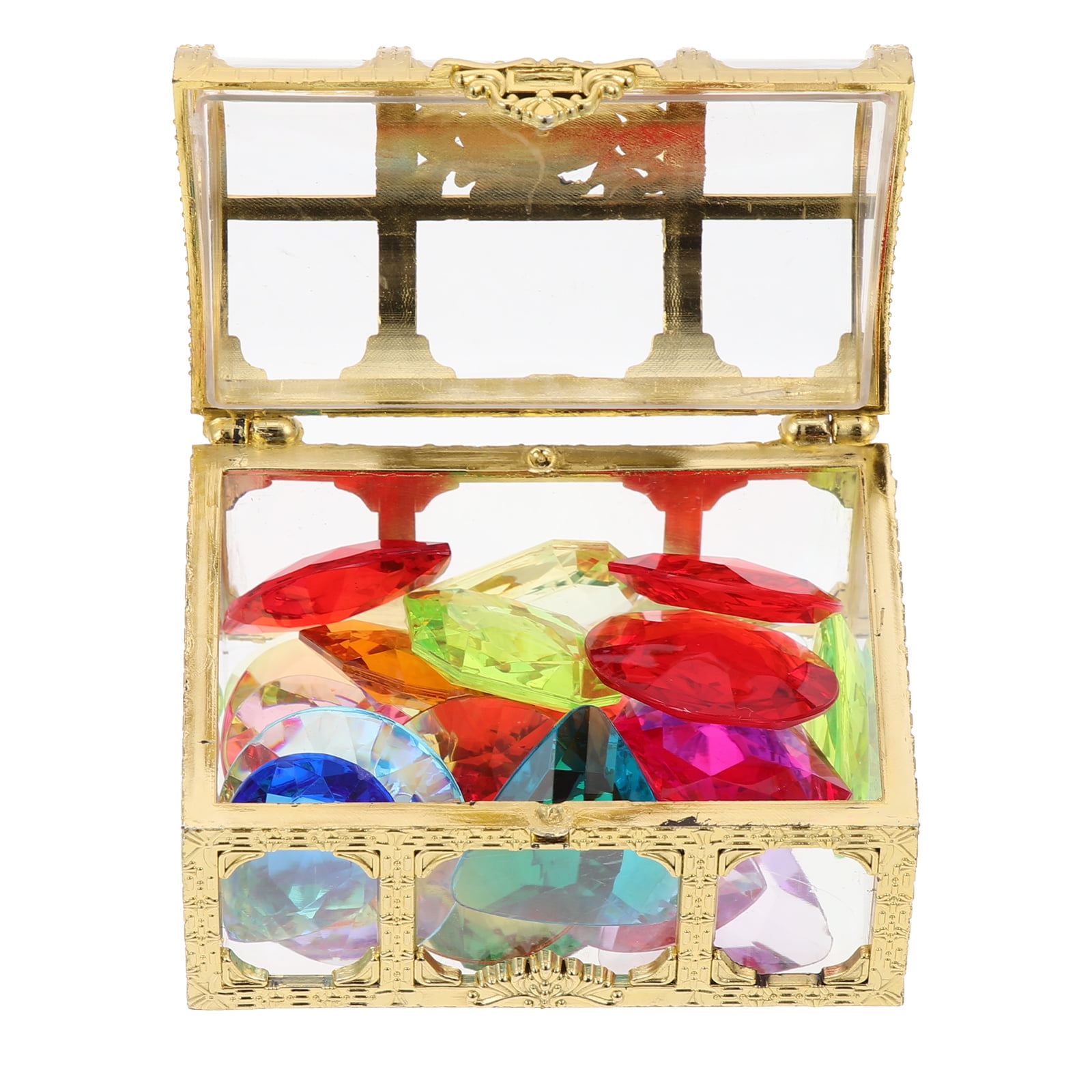 1 Set of Colorful Gemstone Toys Kids Treasure Chest Kindergarten ...
