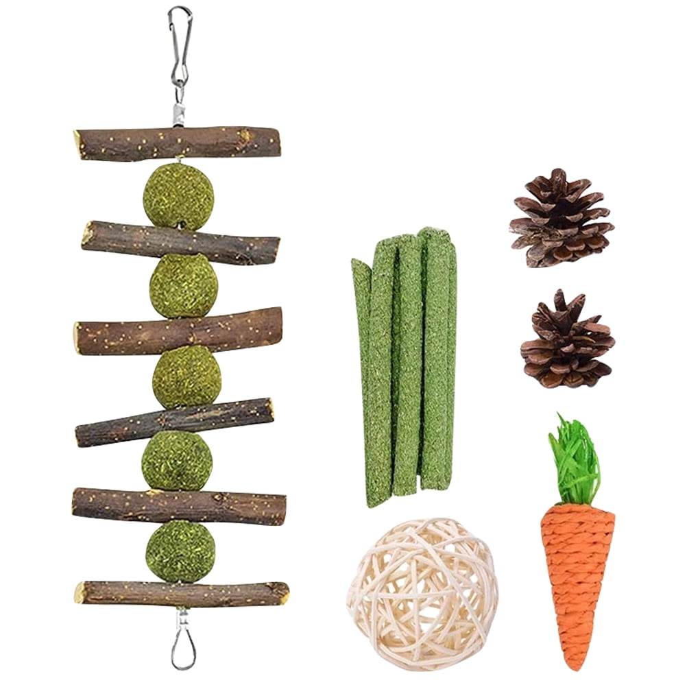 1 Set of Comforting Biting Playthings Bunny Teething Toys Pet Chew Toys ...