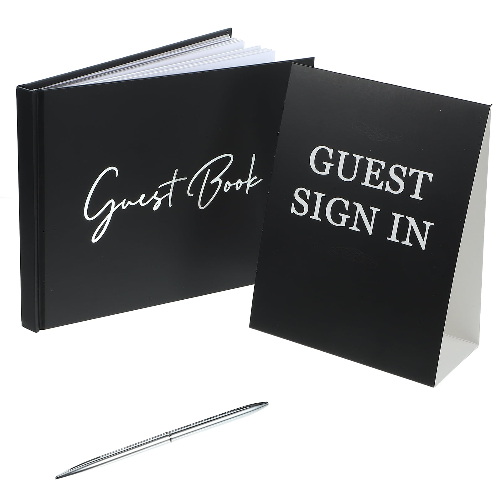 1 Set of Condolence Book Funeral Guest Book Funerals Memorial Sign-in ...