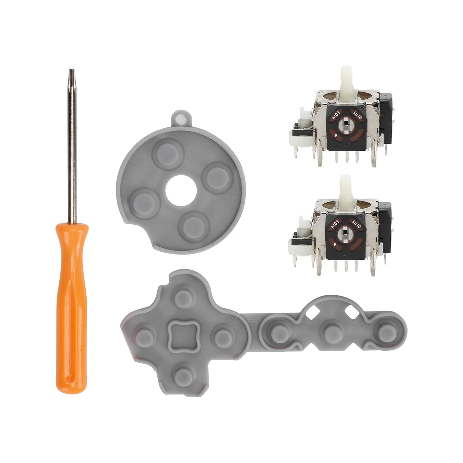 1 Set of Conductive Silicone Rubber Pad and Rocker Compatible for XBOX ...