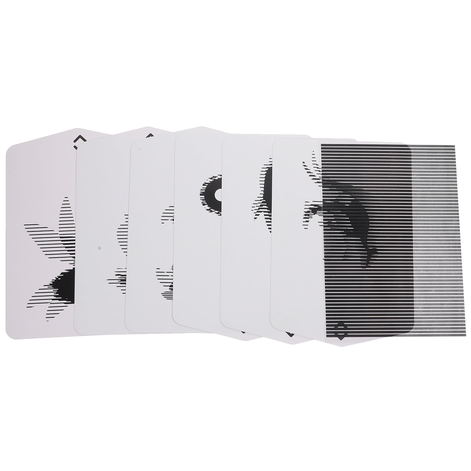 1 Set of Creative Black Fringes Animation Drawing Plaything Kids ...