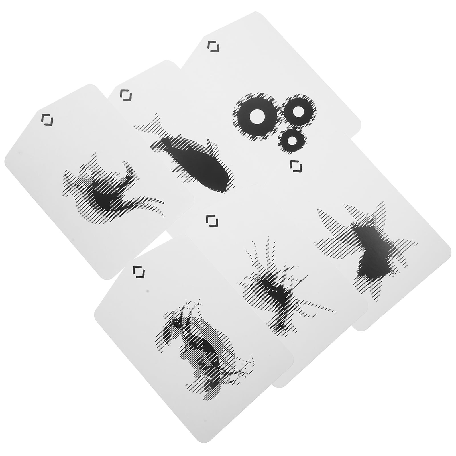 1 Set of Creative Black Fringes Animation Drawing Plaything Kids ...