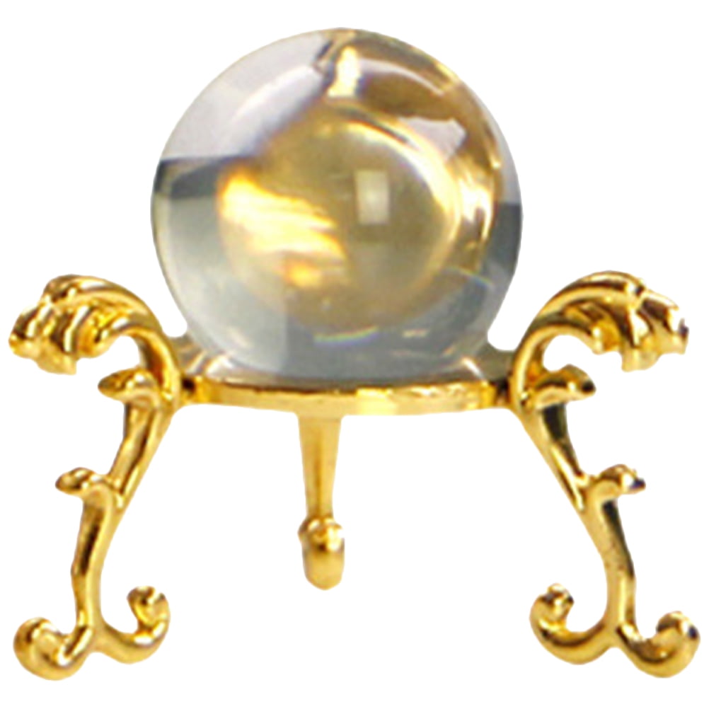 1 Set of Crystal Ball Decor Clear Crystal Ball with Base Table Glass ...