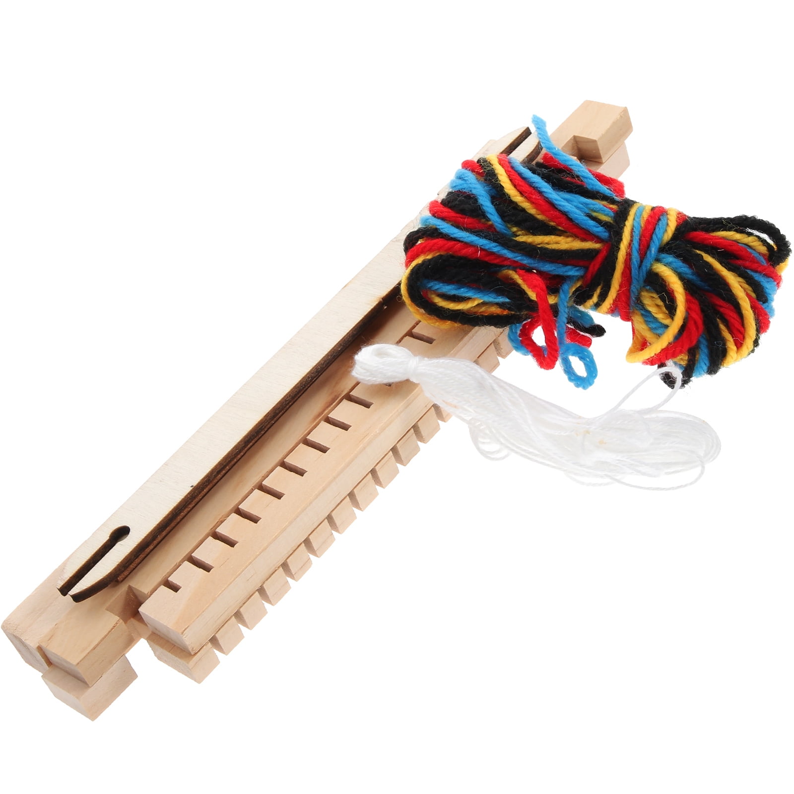 1 Set of Diy Weaving Machine Novelty Wooden Weaving Loom Toy Weaving ...