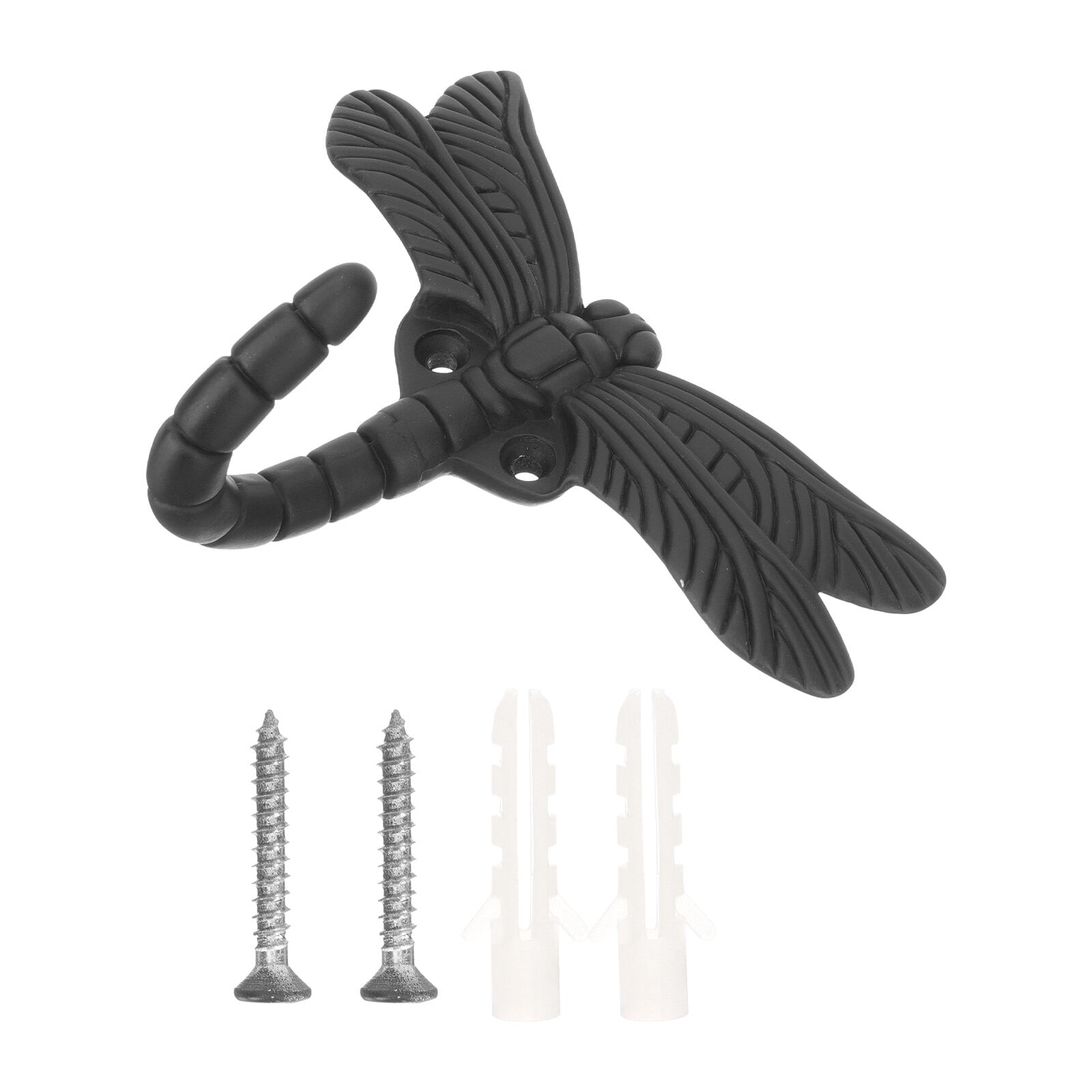 1 Set Wall Hook Dragonfly Decorative Hook for Coat Hat and Key Hanger ...