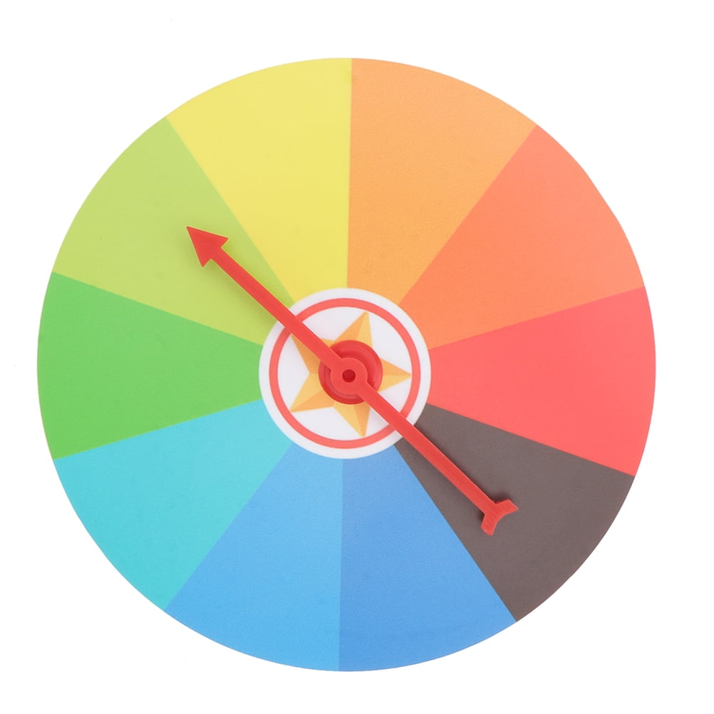 1 Set of Draw Game Wheel Set Teaching Activities Rotary Props Fun Wheel ...