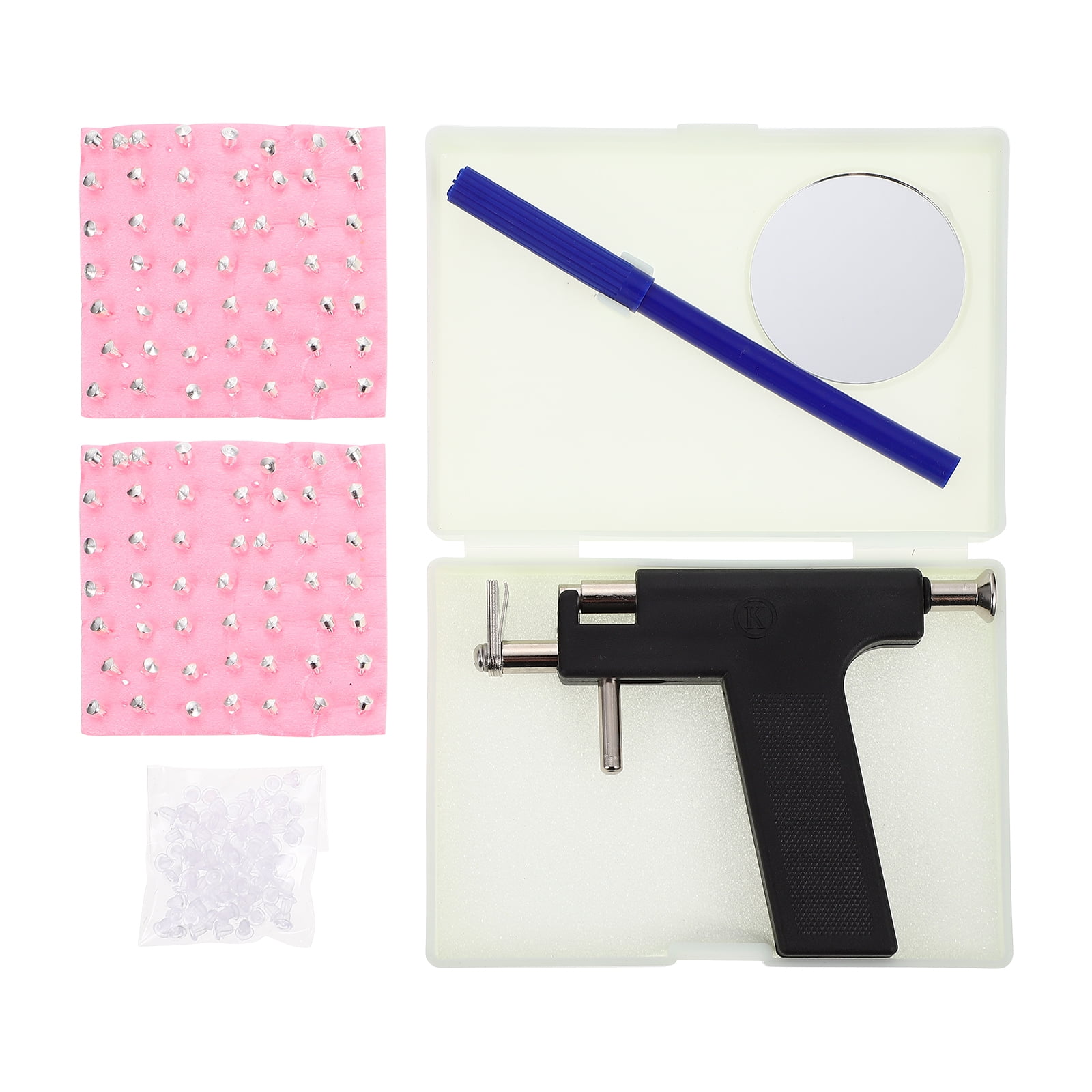 1 Set of Ear Piercing Guns Navel Piercing Kit Stainless Steel Piercing ...