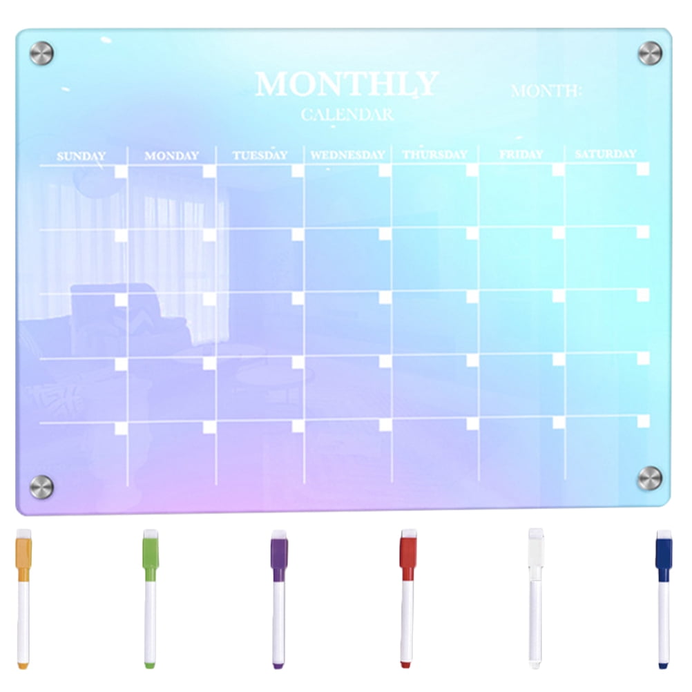 Raindrops Planning Board for Home Use Assorted Color Monthly Planner ...