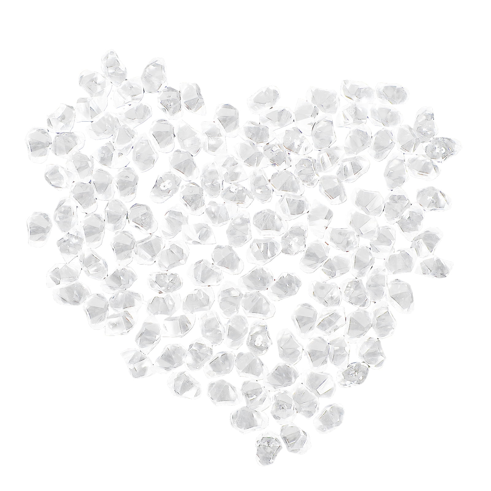 1 Set of Fake Ice Cubes Clear Reusable Acrylic Ice Cube for Centerpiece ...