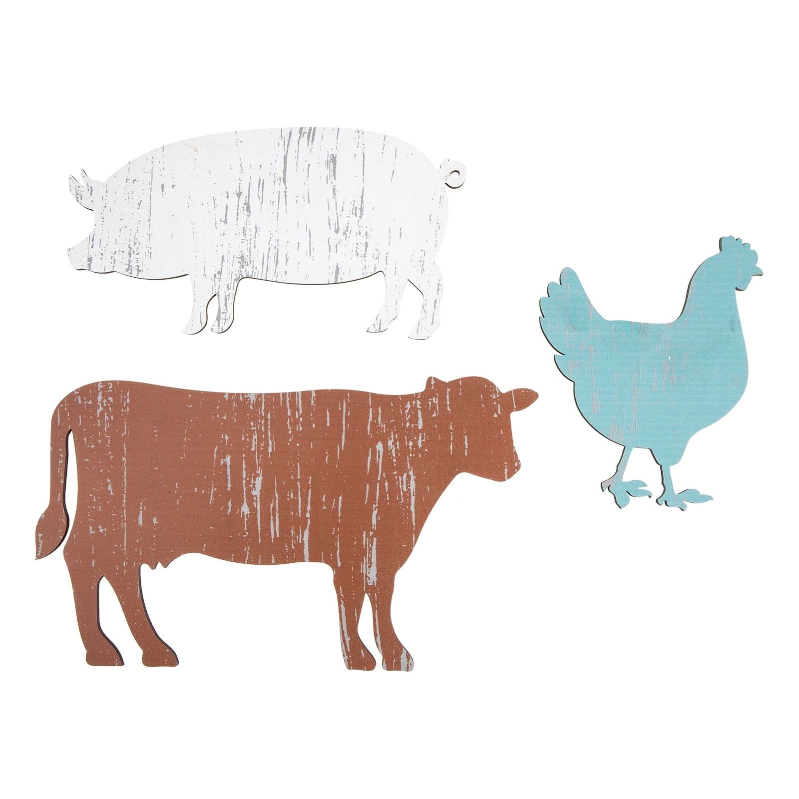 Farmhouse Chicken Signs Pig Farmhouse Primitive Farm Animals With