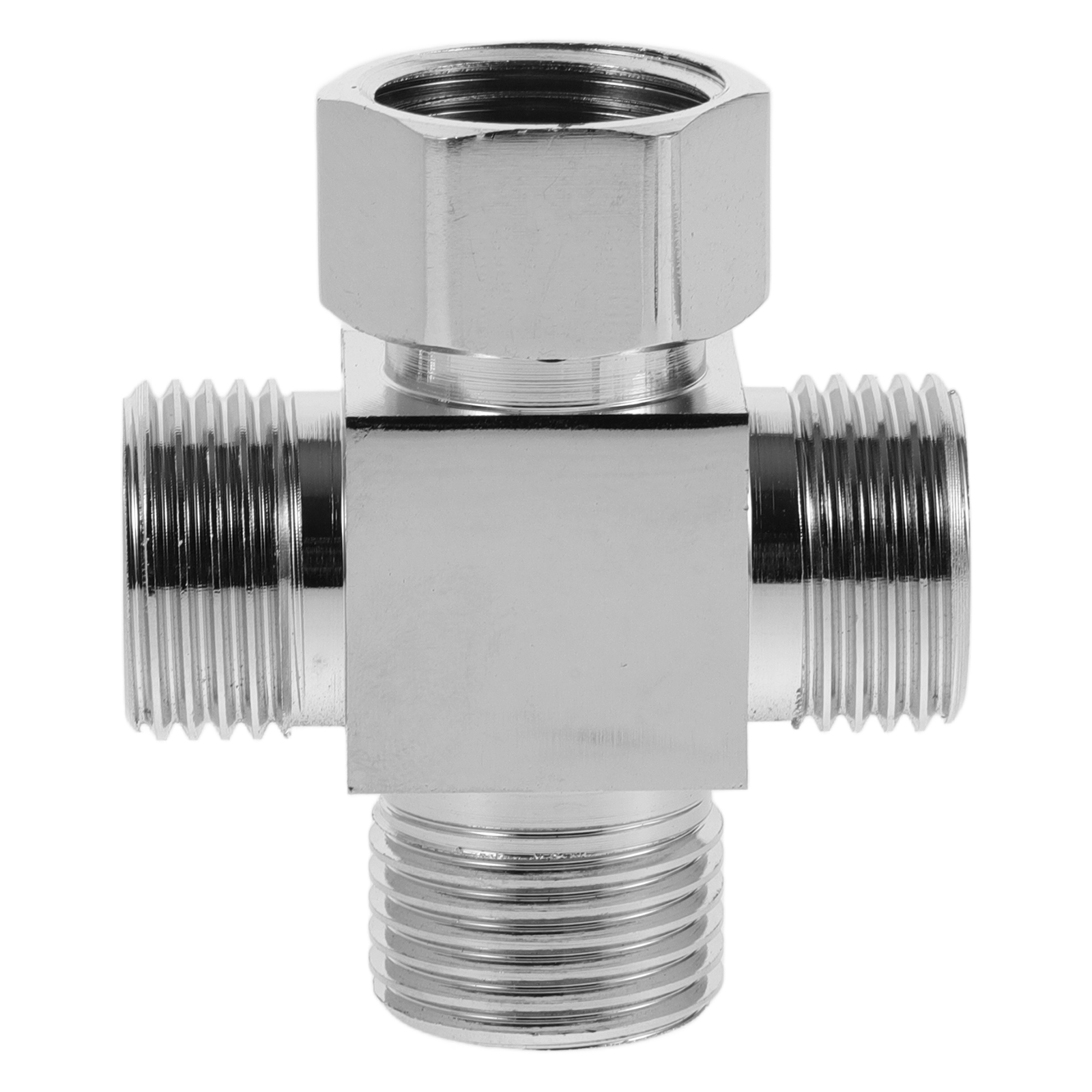 1 Set of Faucet Splitter 4-way Hose Diverter Washing Machine Water Hose ...