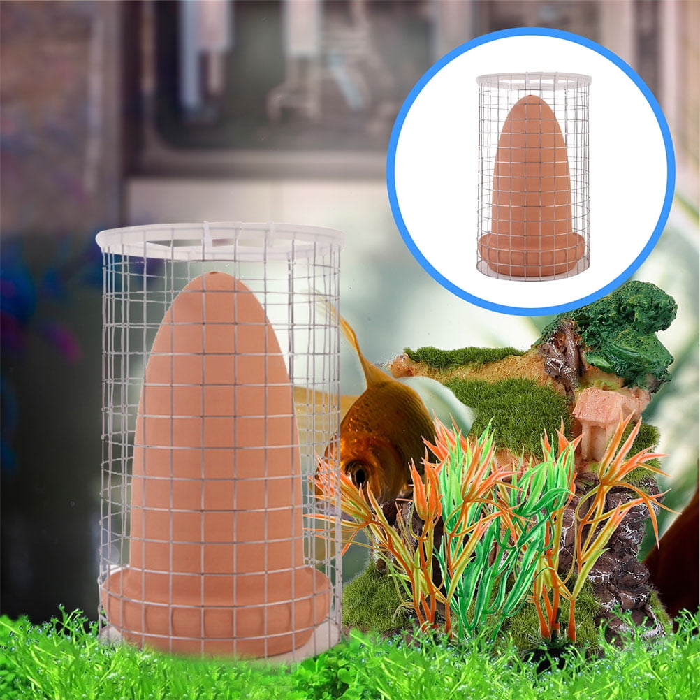 1 Set of Fish Breeding Pot Fish Spawning Barrels Pottery Clay Fish Tank ...