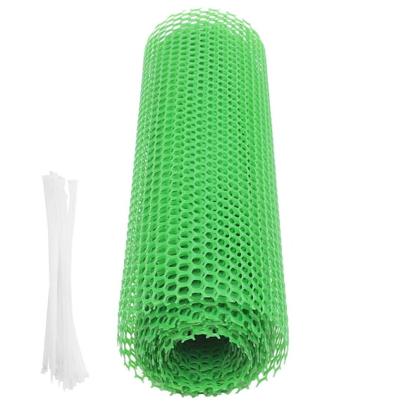 Garden Craft 36in H x 25ft L Green Plastic Vinyl Poultry Netting, Multi ...