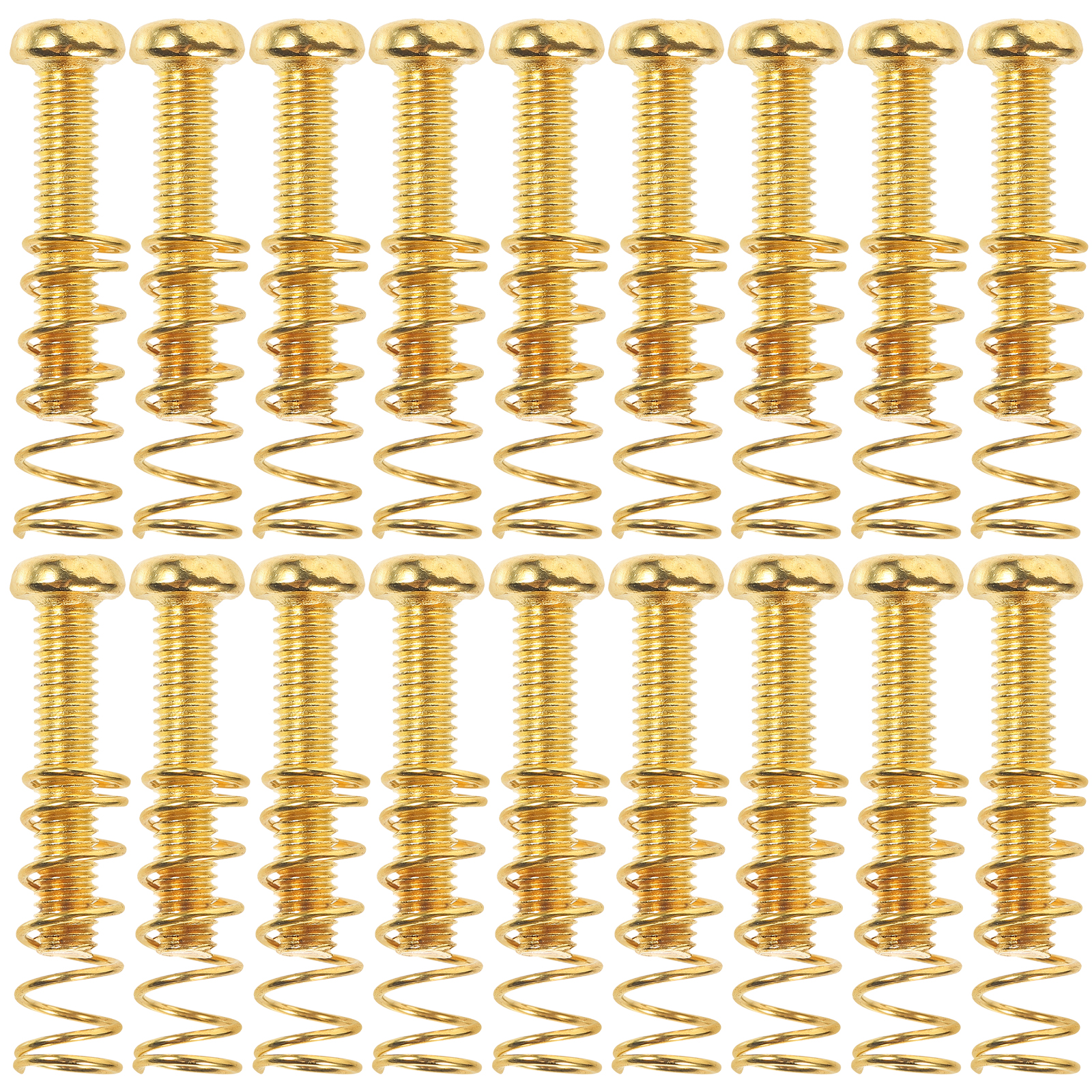 Raindrops 1Set Metal Guitar Bridge Screws Golden Color for Musical ...