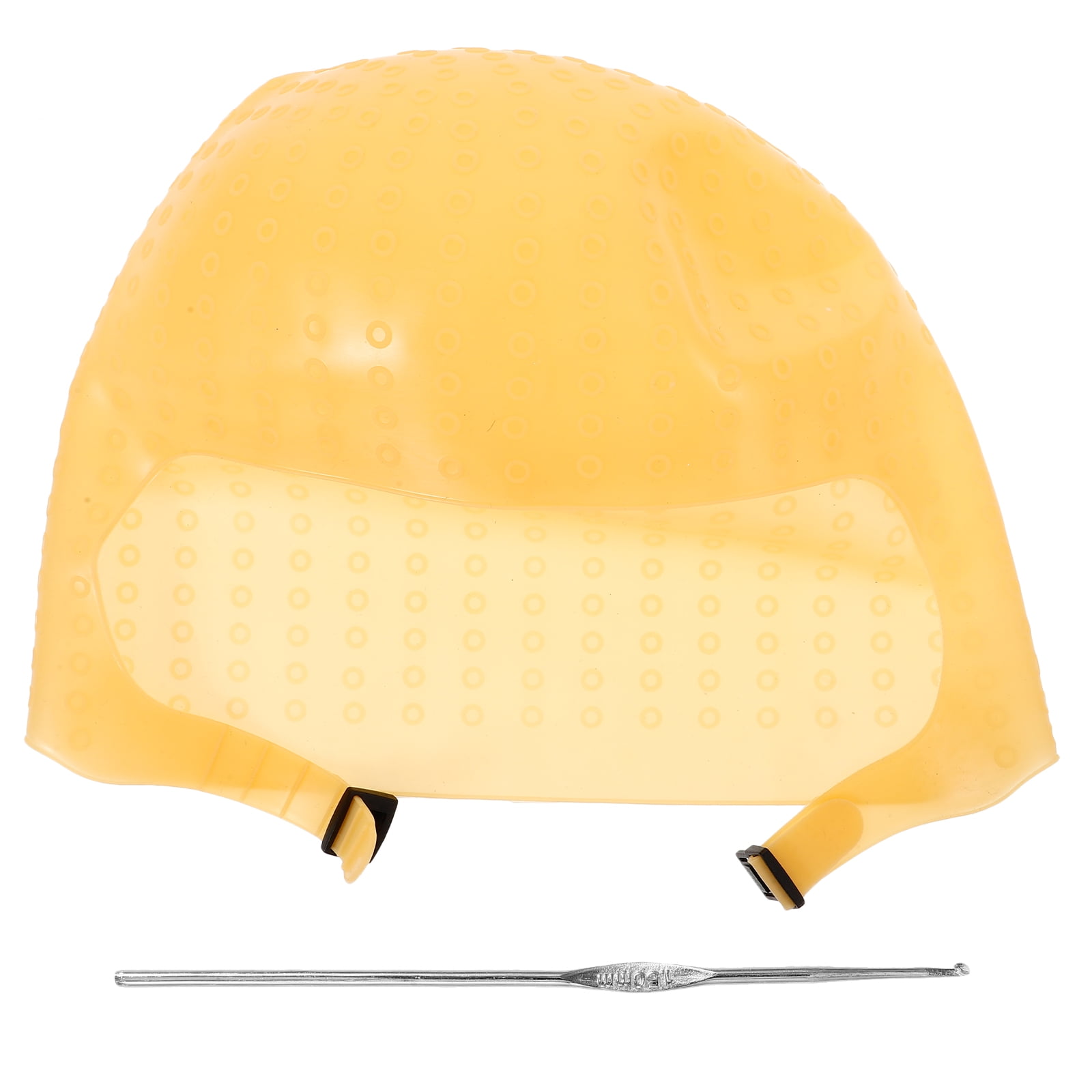 1 Set of Hair Coloring Highlighting Cap Reusable Silicone Highlight Cap ...