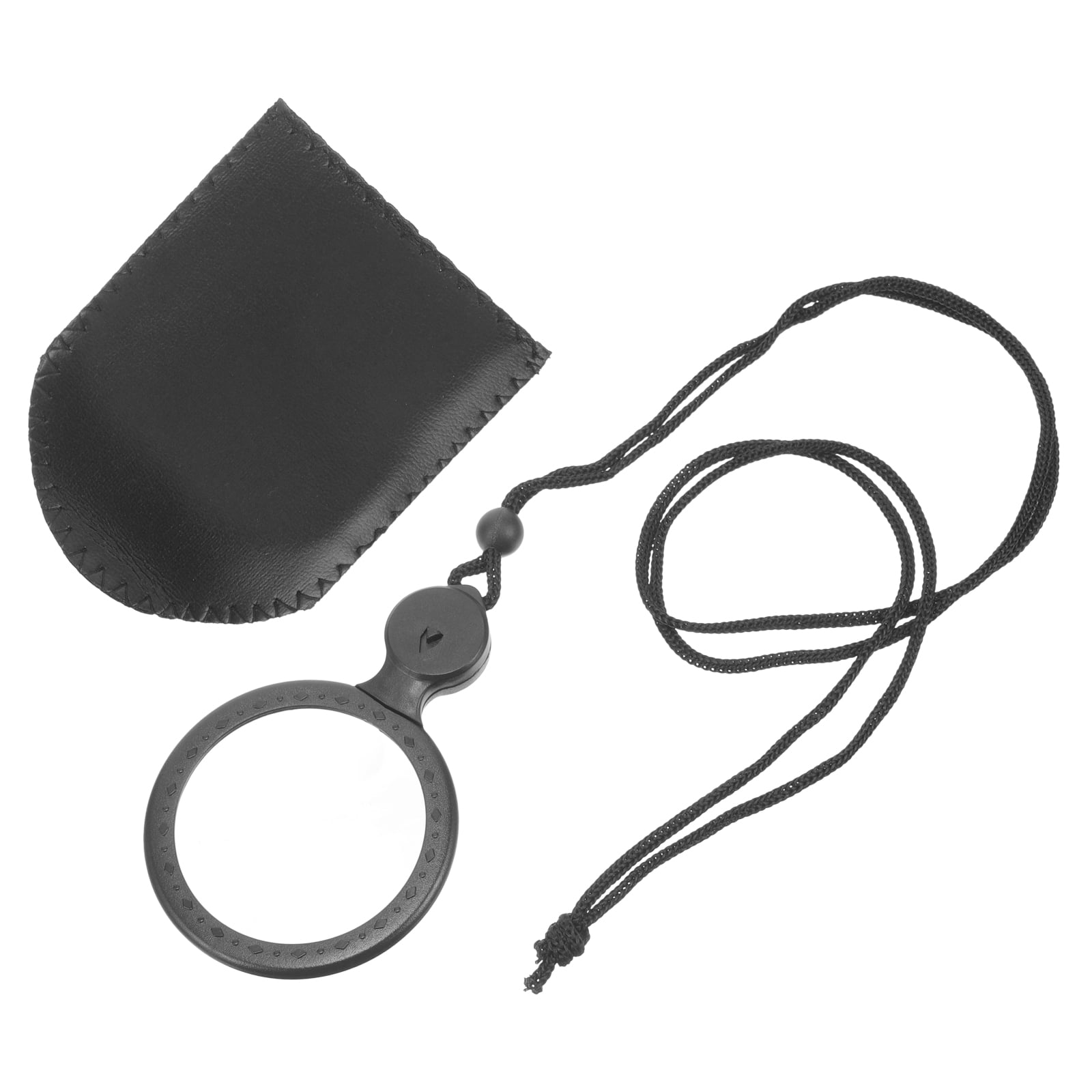 1 Set of Handheld Magnifier Neck Hanging Magnifier with Light Portable ...