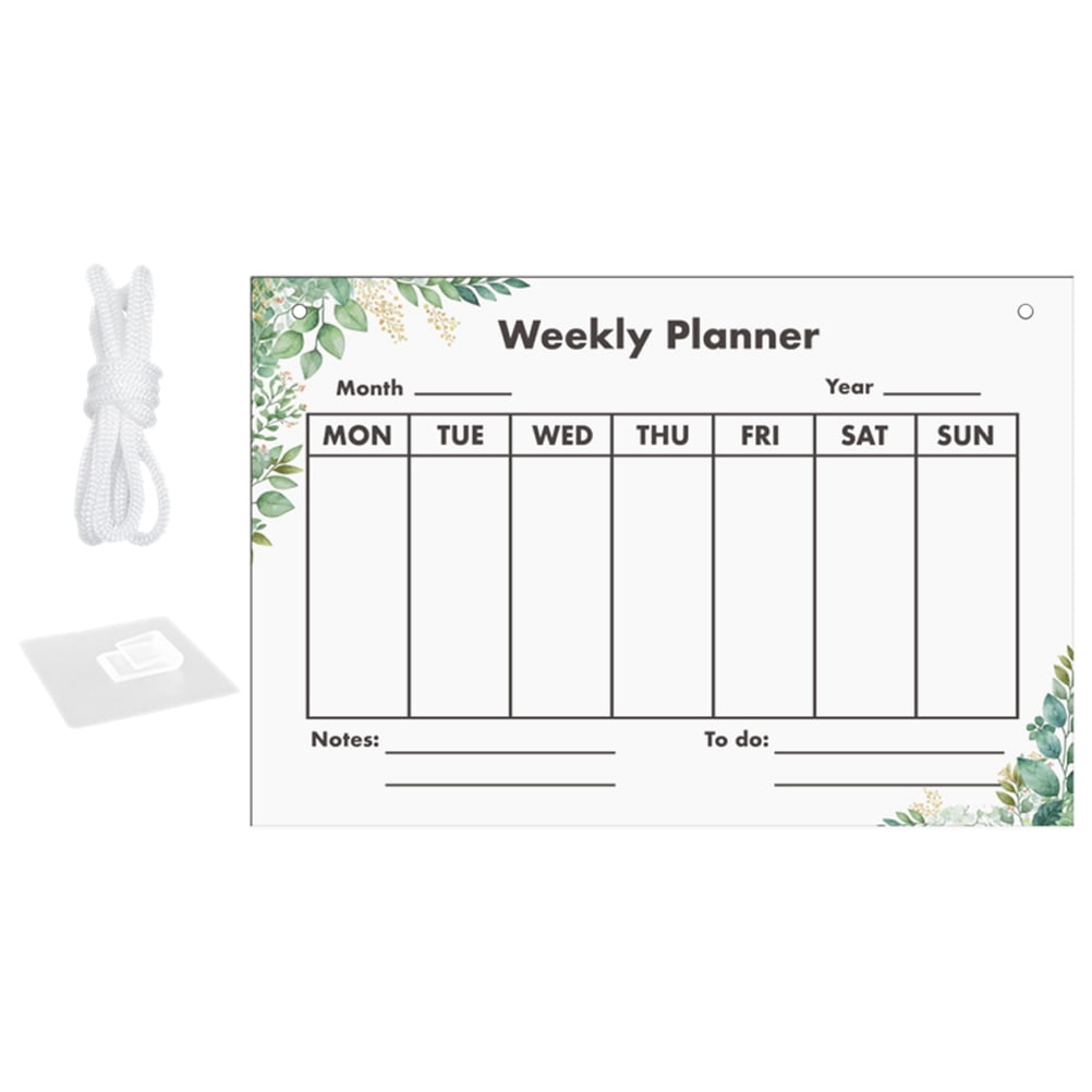 1 Set Of Hanging Acrylic Writing Board Modern Memo Board Home Office