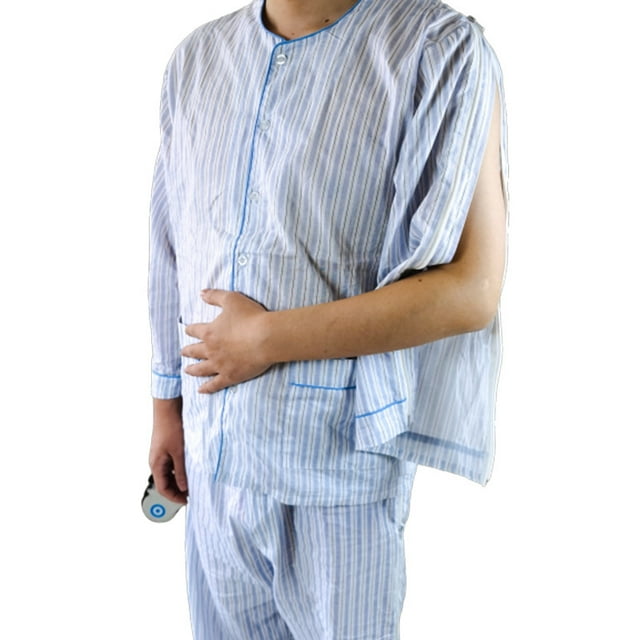 1 Set of Hospital Gown for Patient Washable Adult Patient Clothes ...