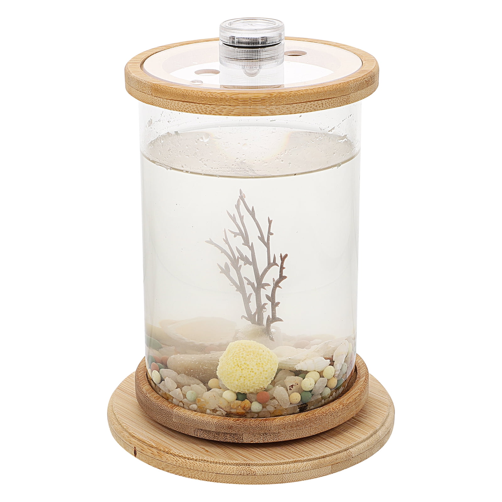 1 Set of Household Fish Tank Decorative Fish Aquarium Desktop Fish Bowl ...